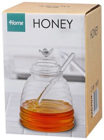 4Home Skleněná dóza na med Honey