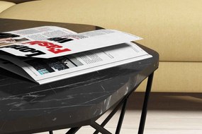 Designový konferenční stolek Gagenia 90 cm černý
