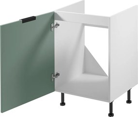 SORENTO jv | dolní skříňka D60Z dřezová | 60 cm | LEVÁ | bílá/zelená