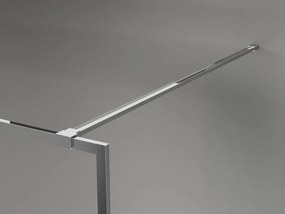 Mexen Kioto-F sprchová stěna Walk-in s rámem 105 x 202 cm, transparentní 8 mm, chrom - 800-105-104-01-00