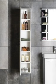 Aqualine Aqualine, ZOJA/KERAMIA FRESH skříňka vysoká 25x140x20cm, bílá, 51125