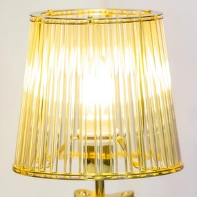 Moderní stolní lampa HOOPS 04-TL-NI1110-CY - ARTGLASS
