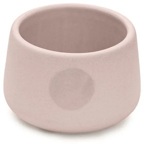 Hnědý kameninový svícen LIGHT POWDER