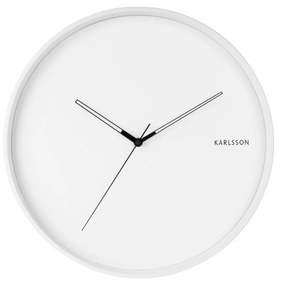 Karlsson 5807WH Designové nástěnné hodiny pr. 40 cm