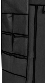 Textilní botník Mona černý