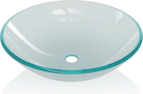 Umyvadlo z tvrzeného skla 42 cm matné 142230