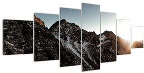 Obraz skalnatého pohoří (210x100 cm)