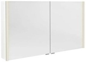 Sapho ALIX galerka s LED osvětlením, 2x dvířka, 126x70x17,5cm, bílá AX126-0030