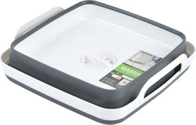 Bílý/šedý lavor 9 l – Homéa