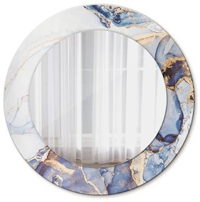 Kulaté dekorativní zrcadlo Abstraktní tekuté umění fi 50 cm