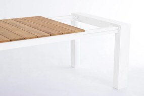 BIZZOTTO rozkládací zahradní stůl CAMERON 228/294x100 cm bílý 0663379