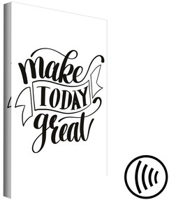 Obraz Make today great (1-częściowy) pionowy