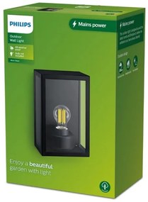 Philips - Venkovní nástěnné svítidlo ALZOR 1xE27/25W/230V IP44