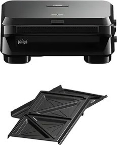 Braun Snack Maker 5 SM5000 černá / Sendvičovač / 800 W / vyjímatelné d