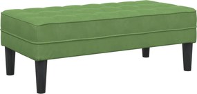 Set pohovek 2 ks Světlá zelená Polyester 3329267