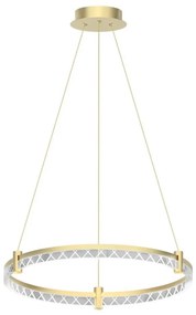 LED Lustr na lanku ELEGANCE LED/36W/230V pr. 60 cm zlatá