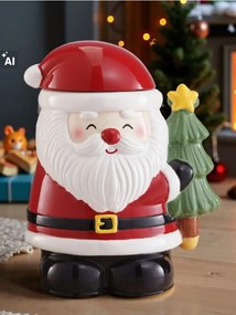 Sinsay - Úložný box ve tvaru Santa Clause - červená