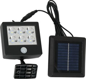 Exteriérové ​​solární LED svítidlo Depo, 1x LED 1,05w, černá