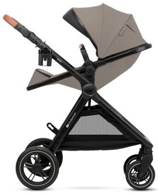 KINDERKRAFT - Kombinovaný kočárek 3v1 ESME Sand beige + autosedačka MINK PRO