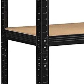Regál 180x90x40 cm černý