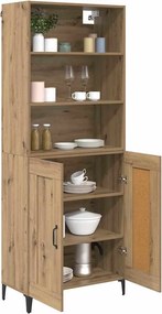 Vysoký bufet 2 ks dub artisan 69,5 x 34 x 180 cm 3403590