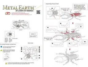 Metal Earth 3D puzzle Roháč obecný / 12 dílků / od 14 let