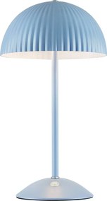 Modrá kovová stolní lampa s kovovým stínidlem (výška 33,5 cm) Zin – Markslöjd