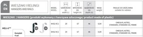 Instalprojekt Háček pro koupelnový radiátor HS2 Barva - Bílá RDO4HS2-0C1