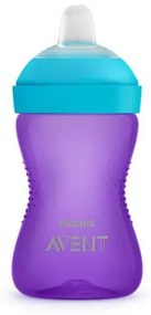 Philips Avent Netekoucí hrníček s měkkým pítkem 9+ 300 ml fialový