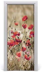 Fototapeta samolepící Plolní květiny 75x205 cm