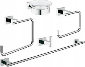 Grohe Essentials Cube Sada koupelnových doplňků 5 v 1 Grohe 40758001