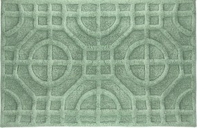 Kleine Wolke Mosaic koupelnová podložka 60x50 cm obdélníkový zelená 9167685433