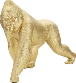 Dekorativní soška Gorilla Front zlatá