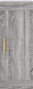 vidaXL Skříň highboard 34,5 x 34 x 180 cm kompozitní dřevo [3200319] Barva: Černá