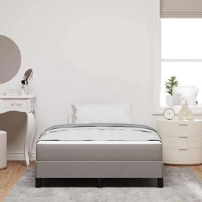 Postel s boxspringem Taupe 120 x 200 cm textil 3398483
