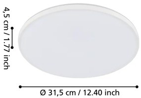 Eglo 99338 - LED Stropní svítidlo CRESPILLO LED/18W/230V