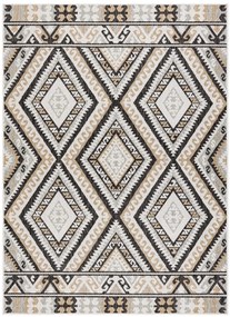 Dywany Łuszczów Kusový koberec Cooper Sisal Aztec 22224 ecru/black ROZMĚR: 80x150