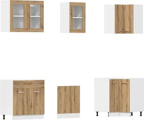 11dílná sada kuchyňských skříněk "Lyon" Artisan Dub, dřevěné podlahy 3328578