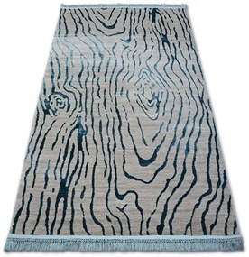 koberec AKRYL MANYAS 195AA, střapce, šedá, modrá velikost 80x150 cm | krásné koberce cz