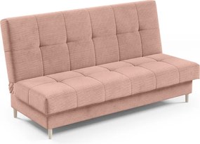 Eka Pohovka NOTTI, 200 cm Barva látky: Světle růžová (Poso 52)