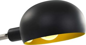 Stojací lampa 200 cm 5 x E14 černo-zlatá 282418