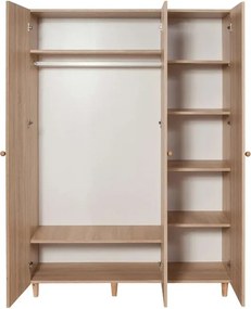 Designová šatní skříň Vallissa 192 cm vzor dub
