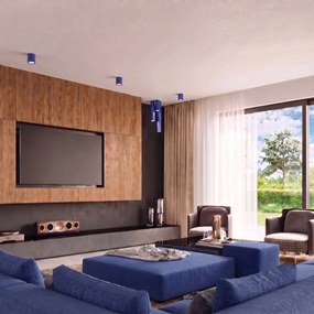 Sollux Lighting Stropní svítidlo LAGOS 10 ultramarín