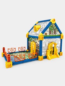 Sinsay - DIY konstrukční sada na sestavení a vybarvení domečku - vícebarevná