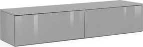 TV stolek 1,75 šedý lávový lesk Legs Box