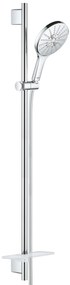 Grohe Rainshower SmartActive - Sada sprchové hlavice 150 9,5 l/min, 3 proudy, tyče 90 cm a hadice, chrom 26594000