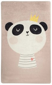 Dětský koberec King Panda 100x160 cm růžový