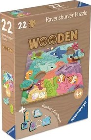 Ravensburger Dřevěné puzzle Podmořský svět / 22 dílků / od 4 let