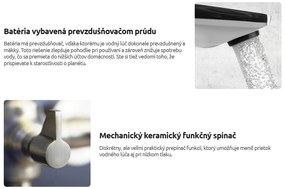 Deante Alpinia, volně stojící vanová baterie se sprchovou soupravou, chromová, BGA_017M