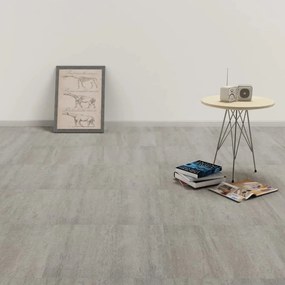 Samolepící podlahové desky PVC 5,11 m² šedé tupované,  144873
